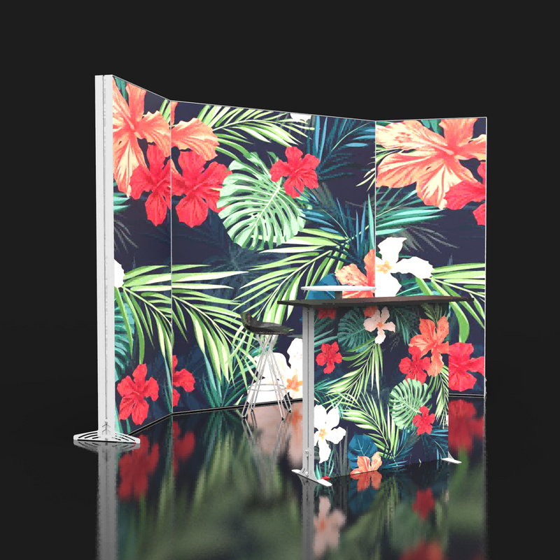 Exhibition Display Set Up without Tools Booth Set-up System 1*2m from ...