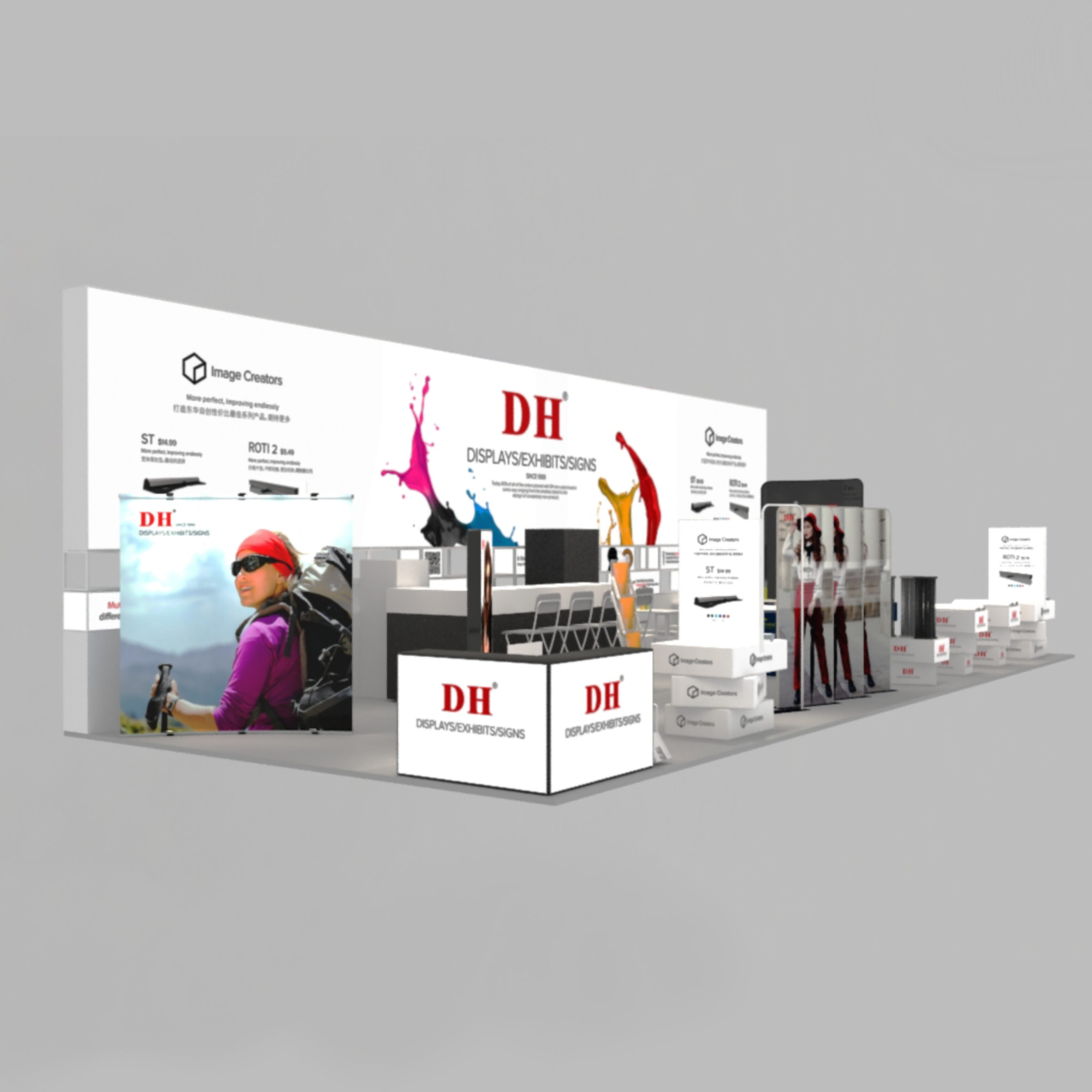 Coffee Bar Environmental Friendly Fashion Design Booth Set-up System ...