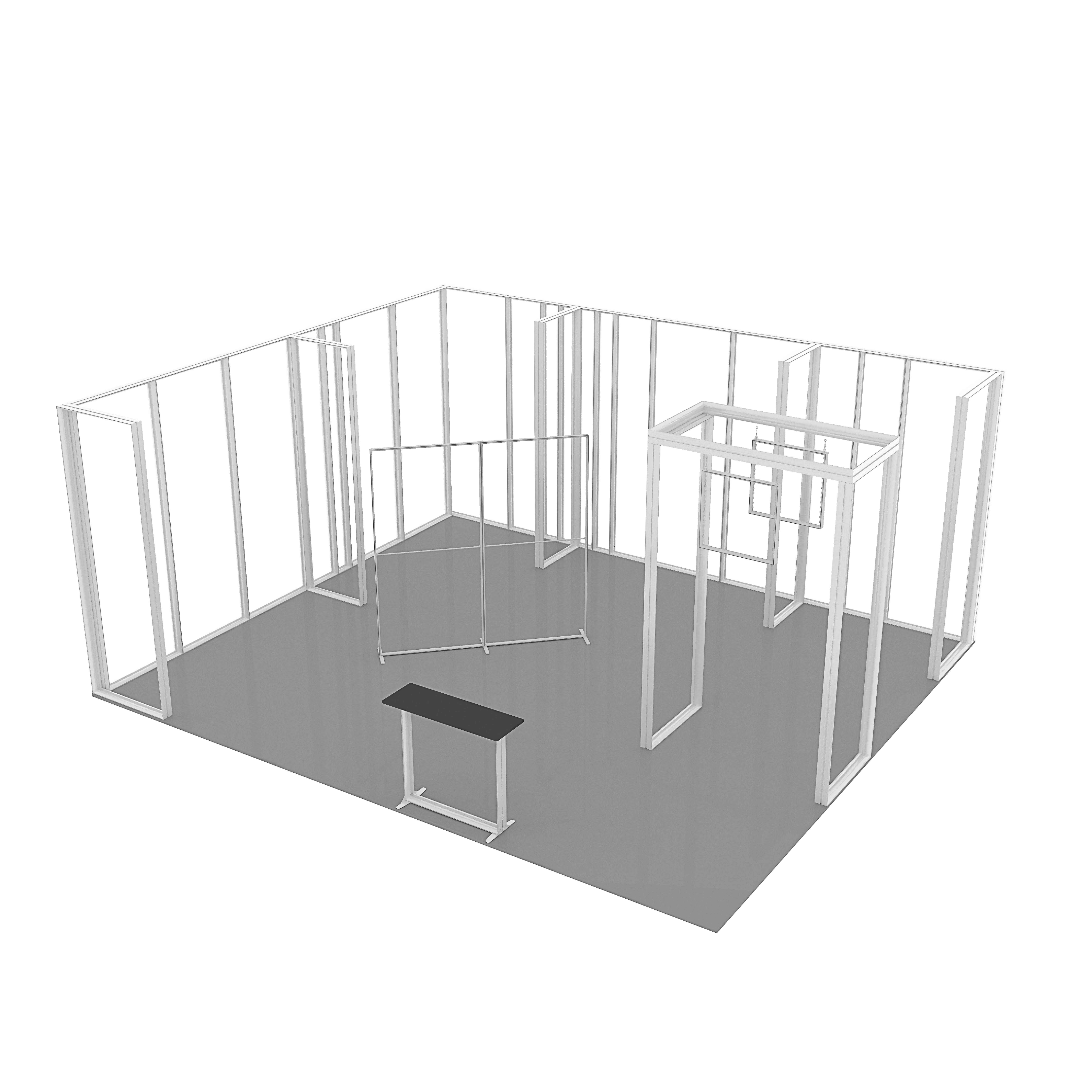 Eco-friendly Fashion Design Presentation Booth Setup System 6*6m from ...