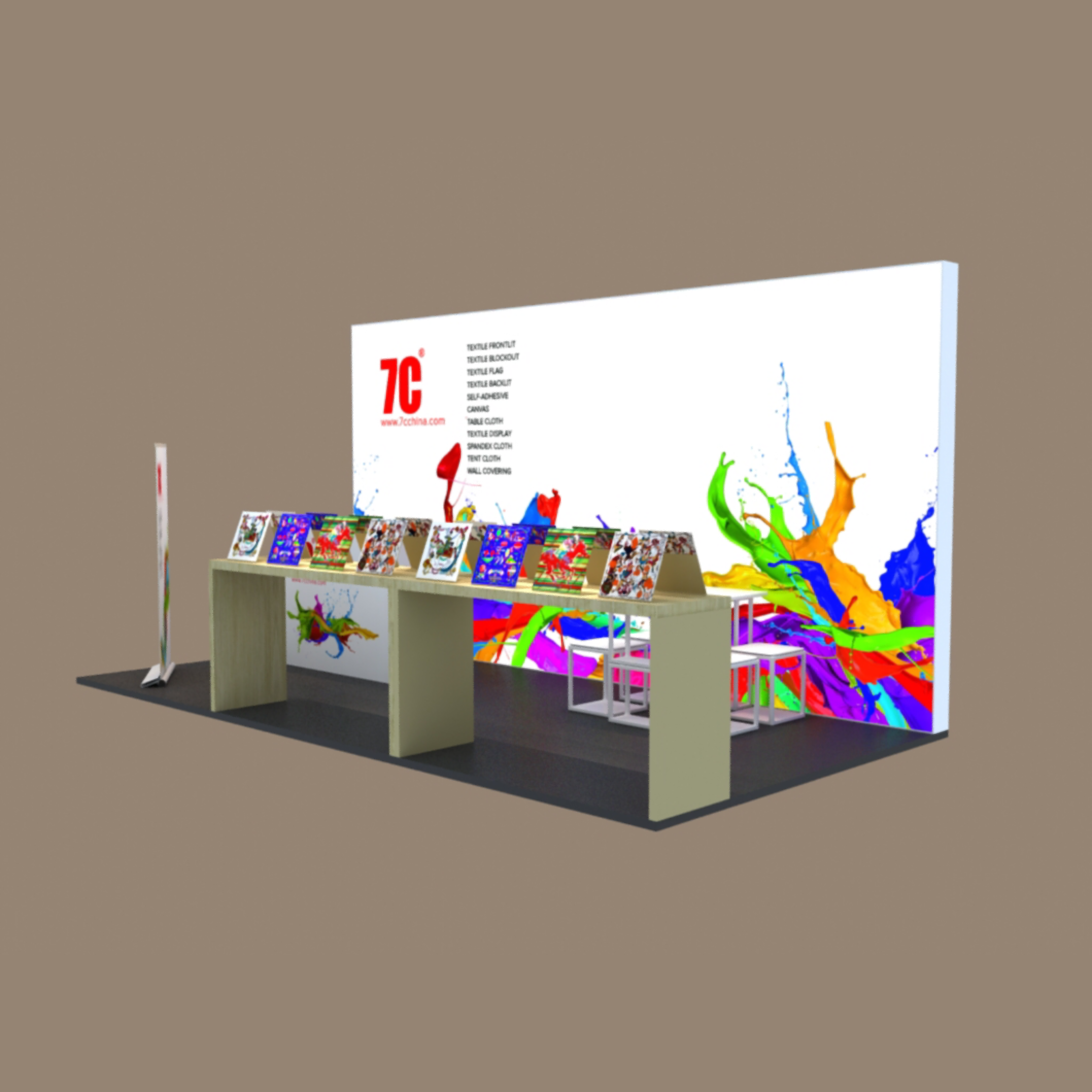 Display Popup Store Booth Set-up System For Brand Promotion from China ...