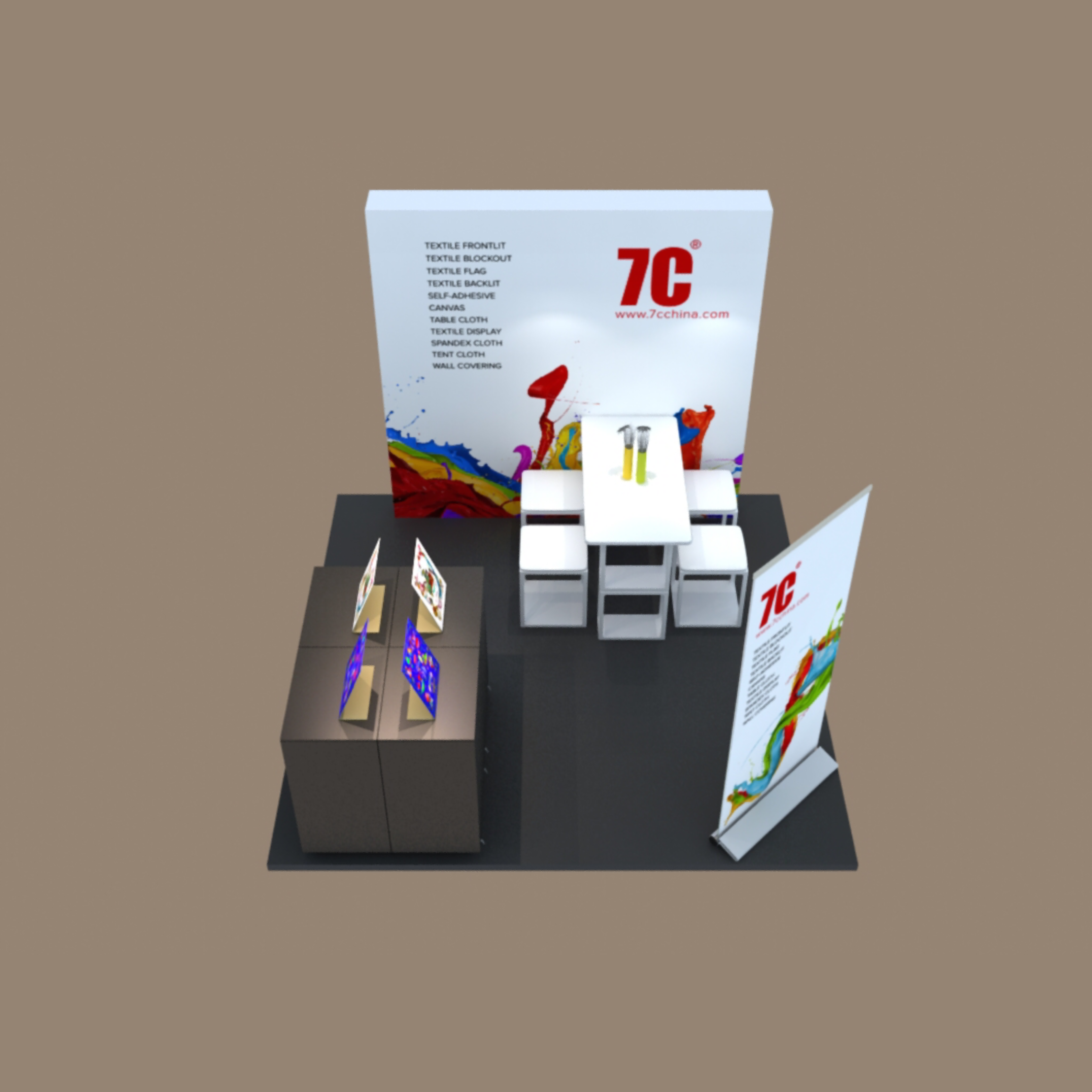 Creative Popup Store Booth Set-up System For Information Sharing from ...