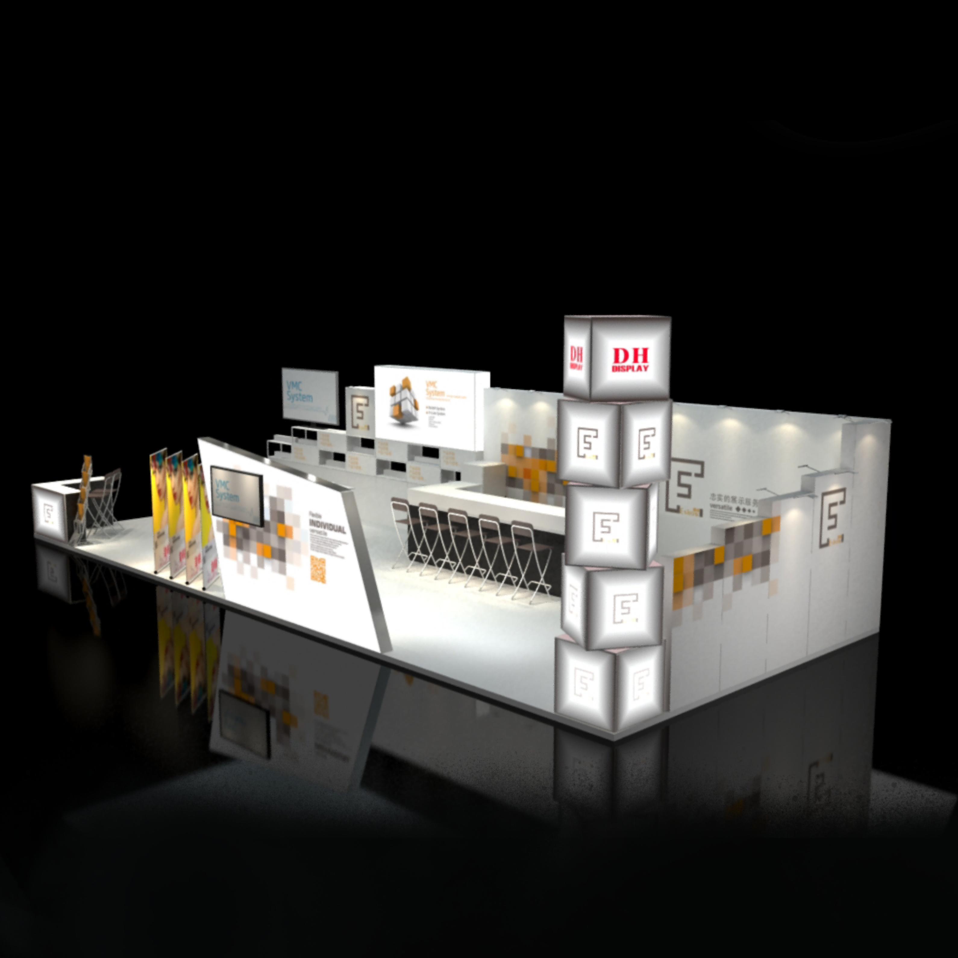 Optional Sizes Pop-up Shop Presentation Booth Set-up System from China ...