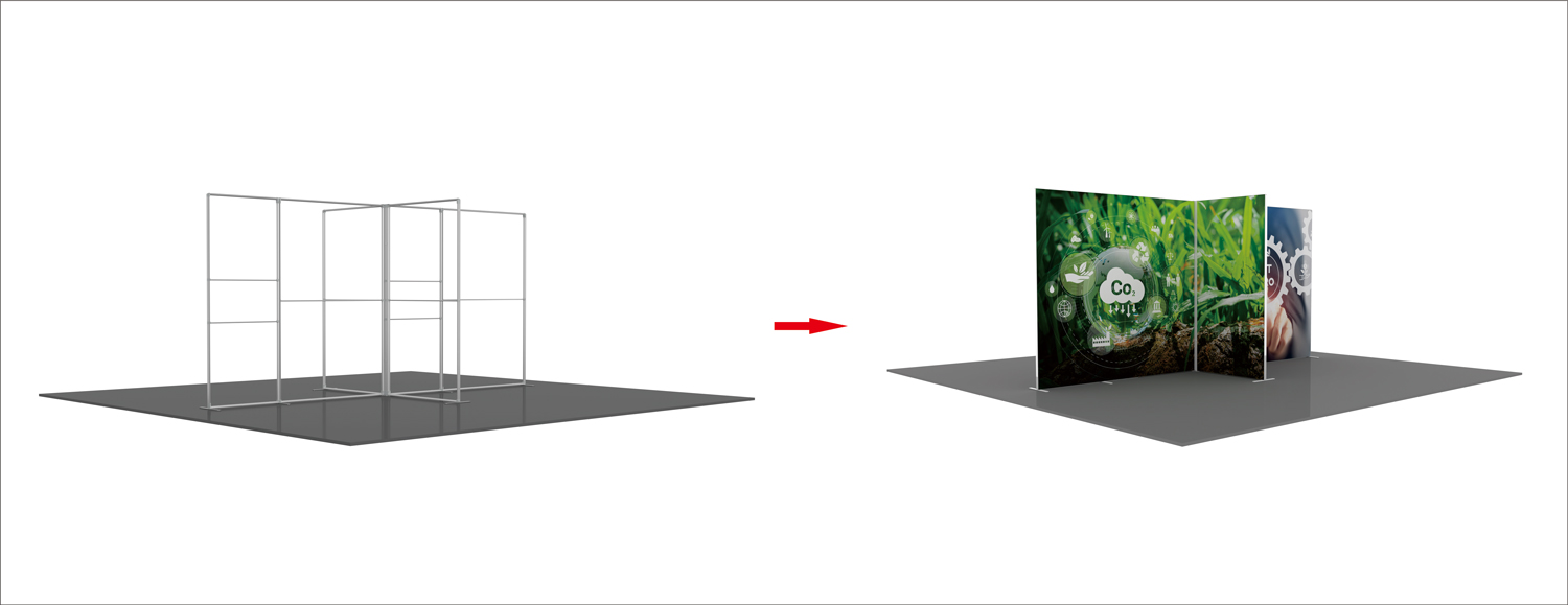 Advertising Portable Aluminum Foldable display Stand from China ...