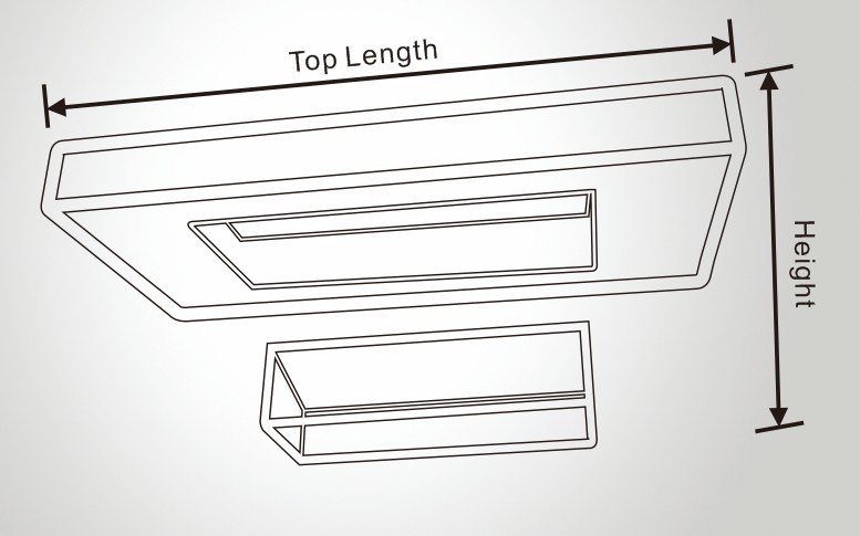China Rectangle Wave Tube Hanging Sign manufacturers, Rectangle Wave ...